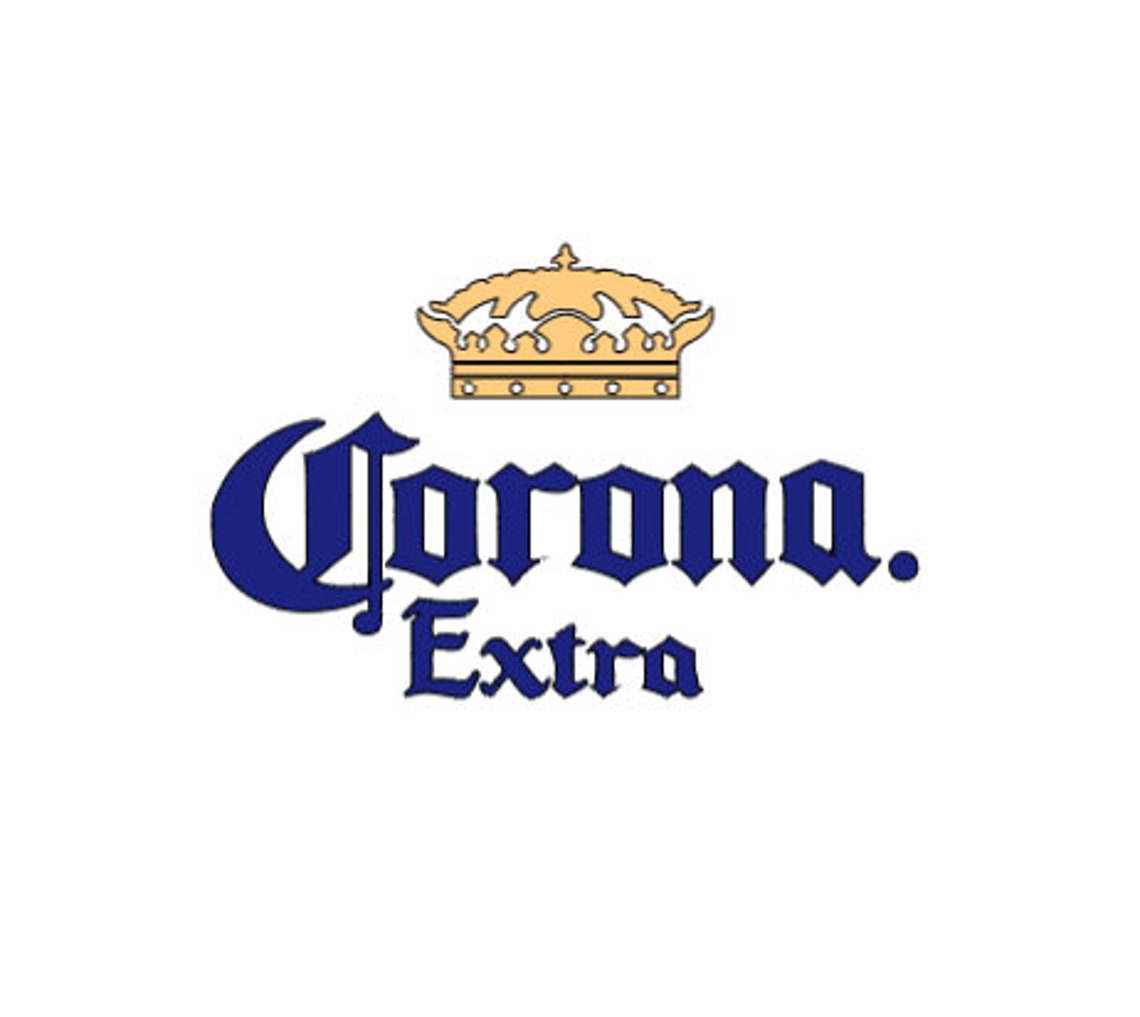Logotipo de Corona SVG PNG logotipo de cerveza | Etsy