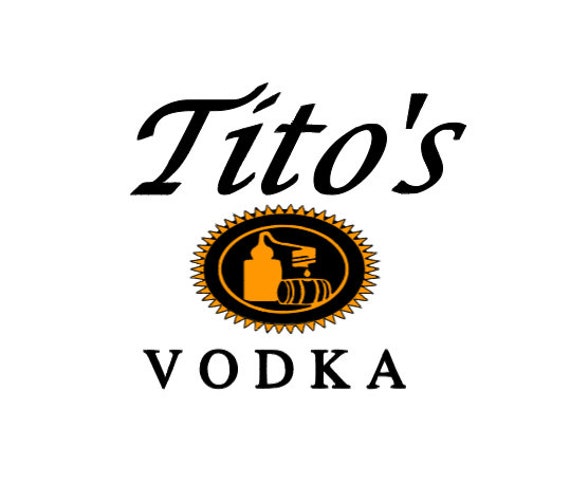 Tito's handmade vodka logo SVG PNG vodka logo | Etsy