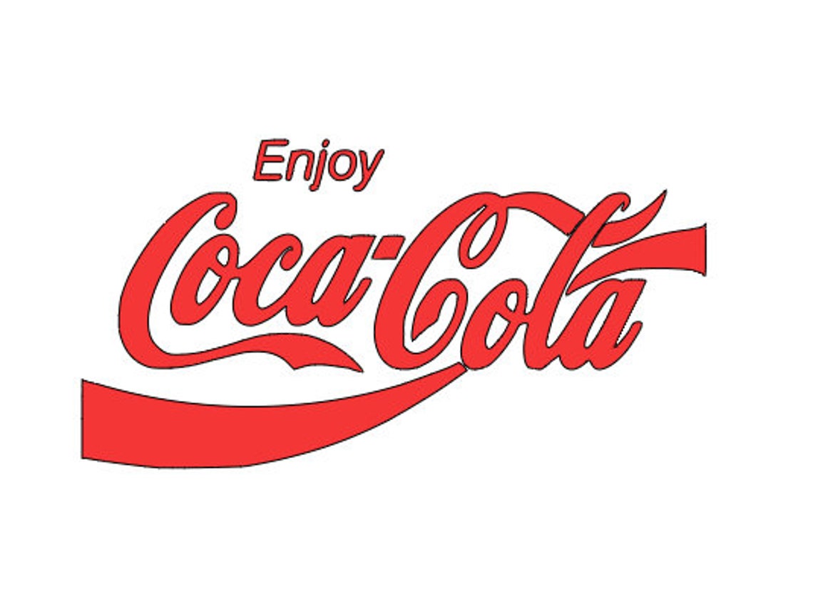 Coca Cola logo SVG PNG Coke decor Coca Cola download | Etsy