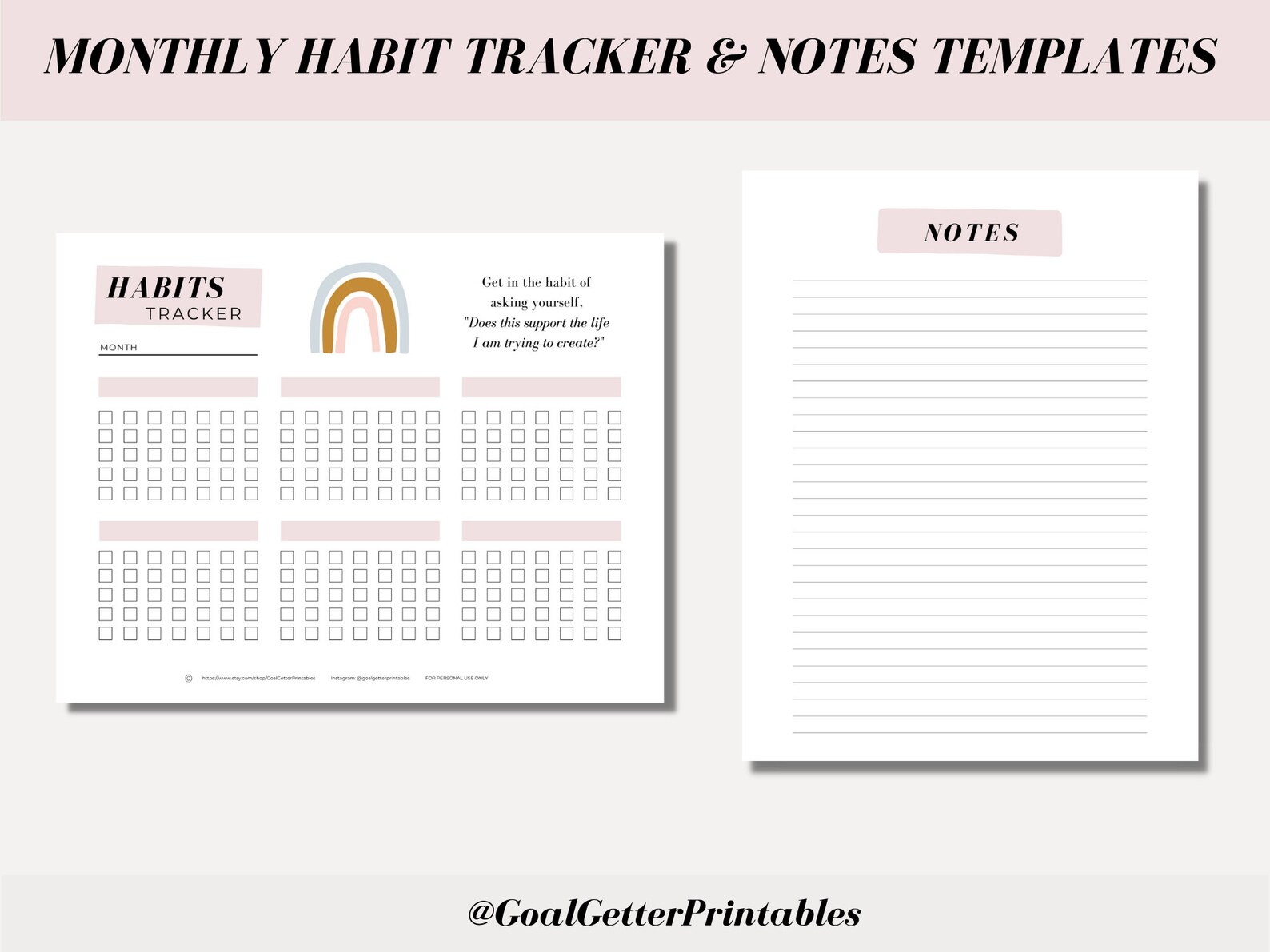 2022 Productivity Planner Printable Mega Bundle Planner for Moms, Daily ...
