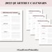 2022 Productivity Planner Printable Mega Bundle Planner for Moms, Daily ...