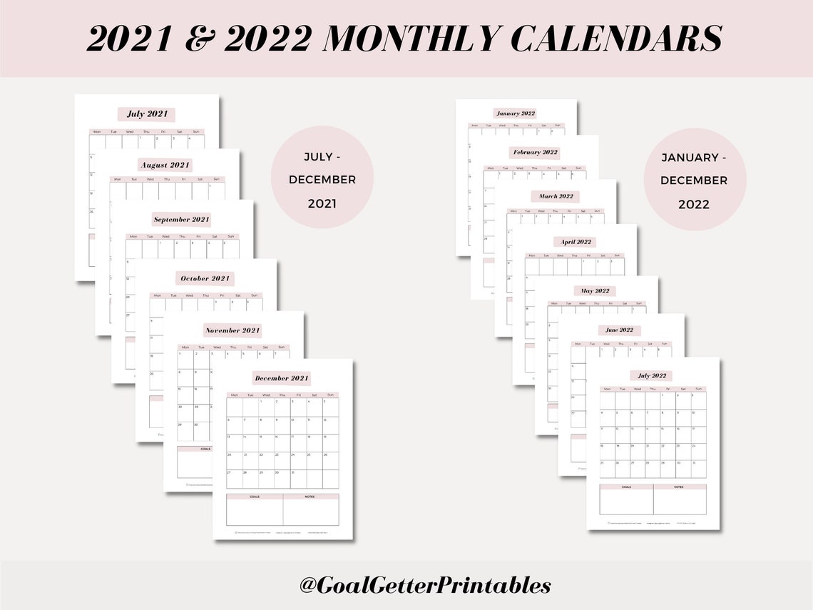 2021 2022 Productivity Planner Printable Mega Bundle Planner for Moms ...