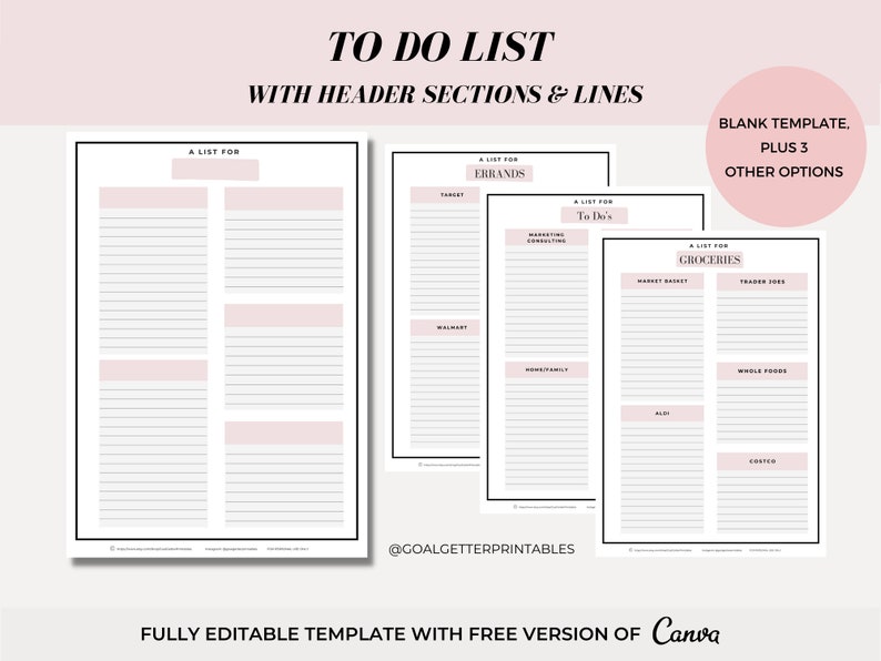 2022 Productivity Planner Printable Mega Bundle Planner for Moms, Daily ...