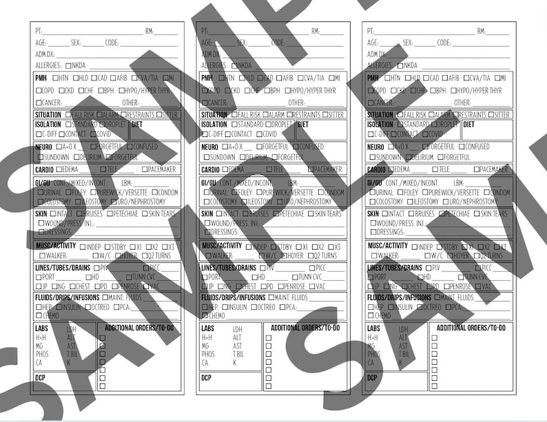 3 Patient Med/onc Nurse Brain - Etsy