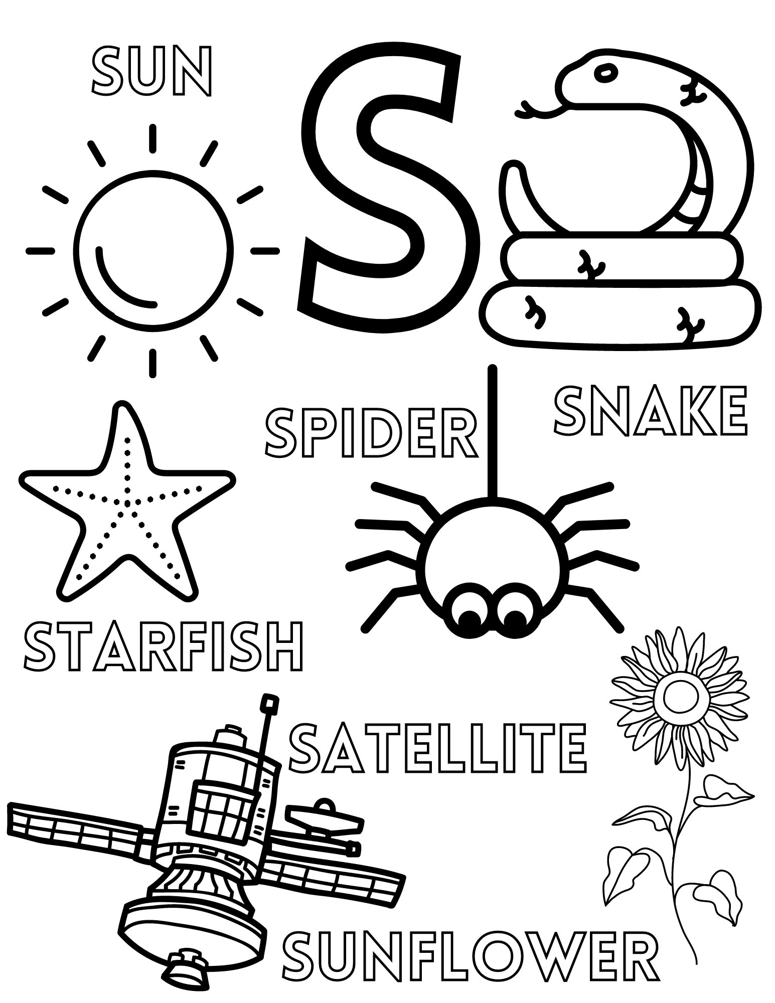 Alphabet Coloring Printables - Etsy