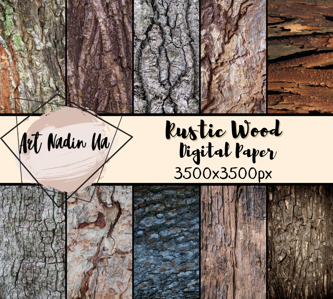 Rustic Wood Digital Paper, Wood Backdrop, Printable Wood Background ...