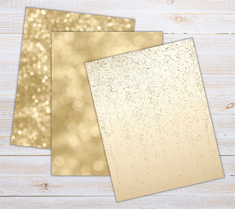 Champagne Digital Paper Pack, Champagne Scrapbook Paper, Champagne Foil ...