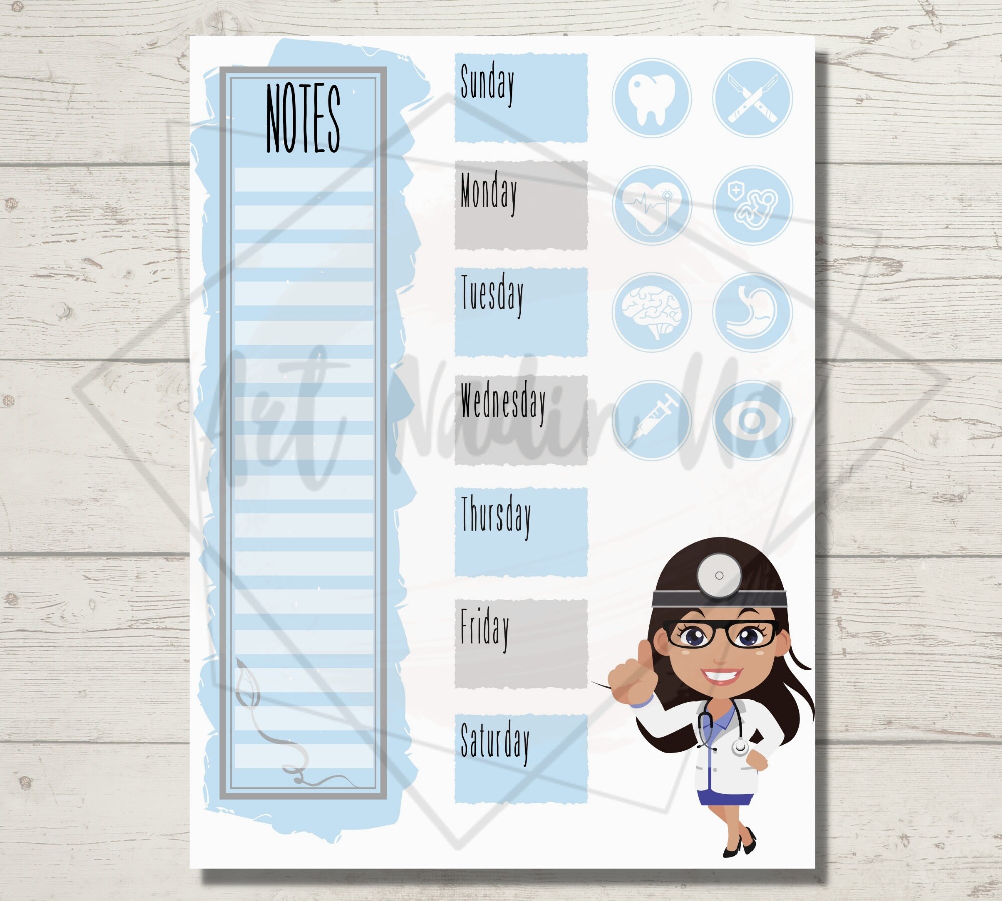 Medicine Digital Stickers, Printable Planner Stickers, Prescription ...