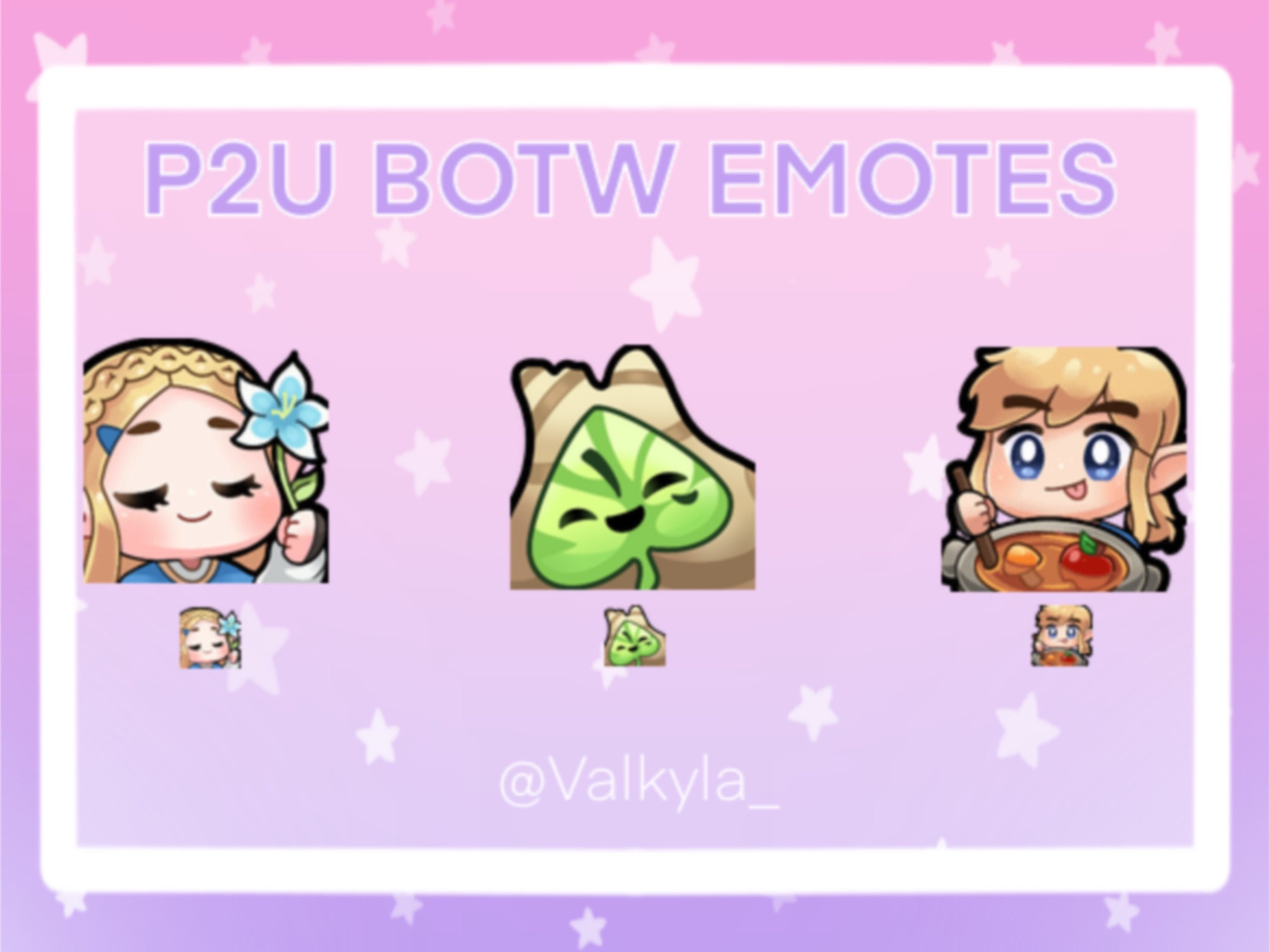 Breath of the Wild Legend of Zelda Emotes for Twitch Streamers, Discord ...