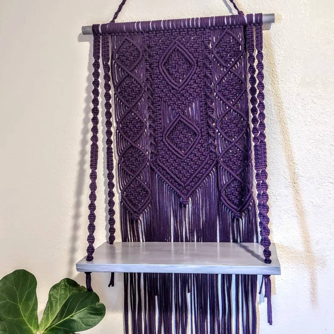 Deep Purple Shelf - Etsy