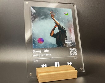 Acrylic Song Poster | Etsy