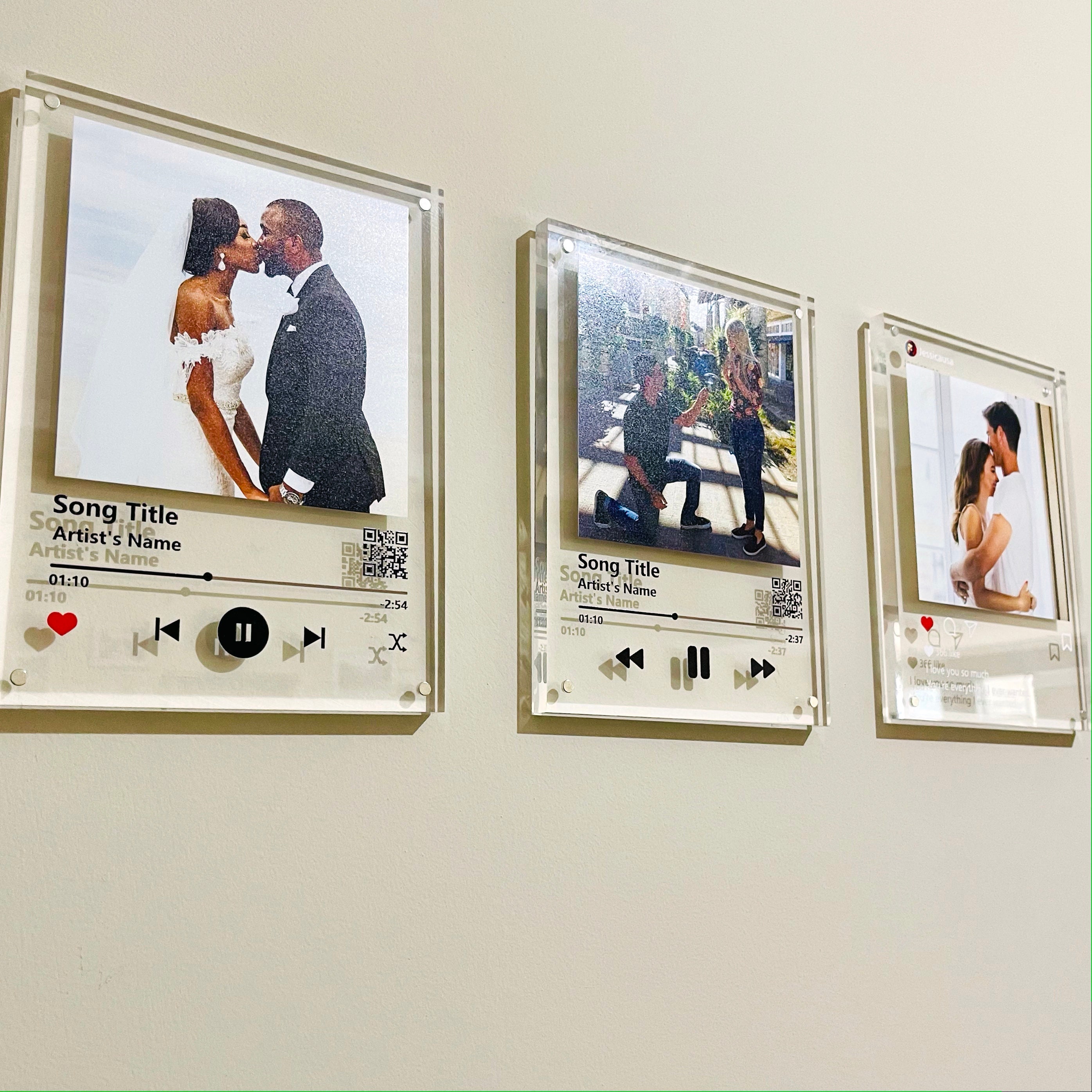 Custom music plaque Music and song album cover plaque | Etsy