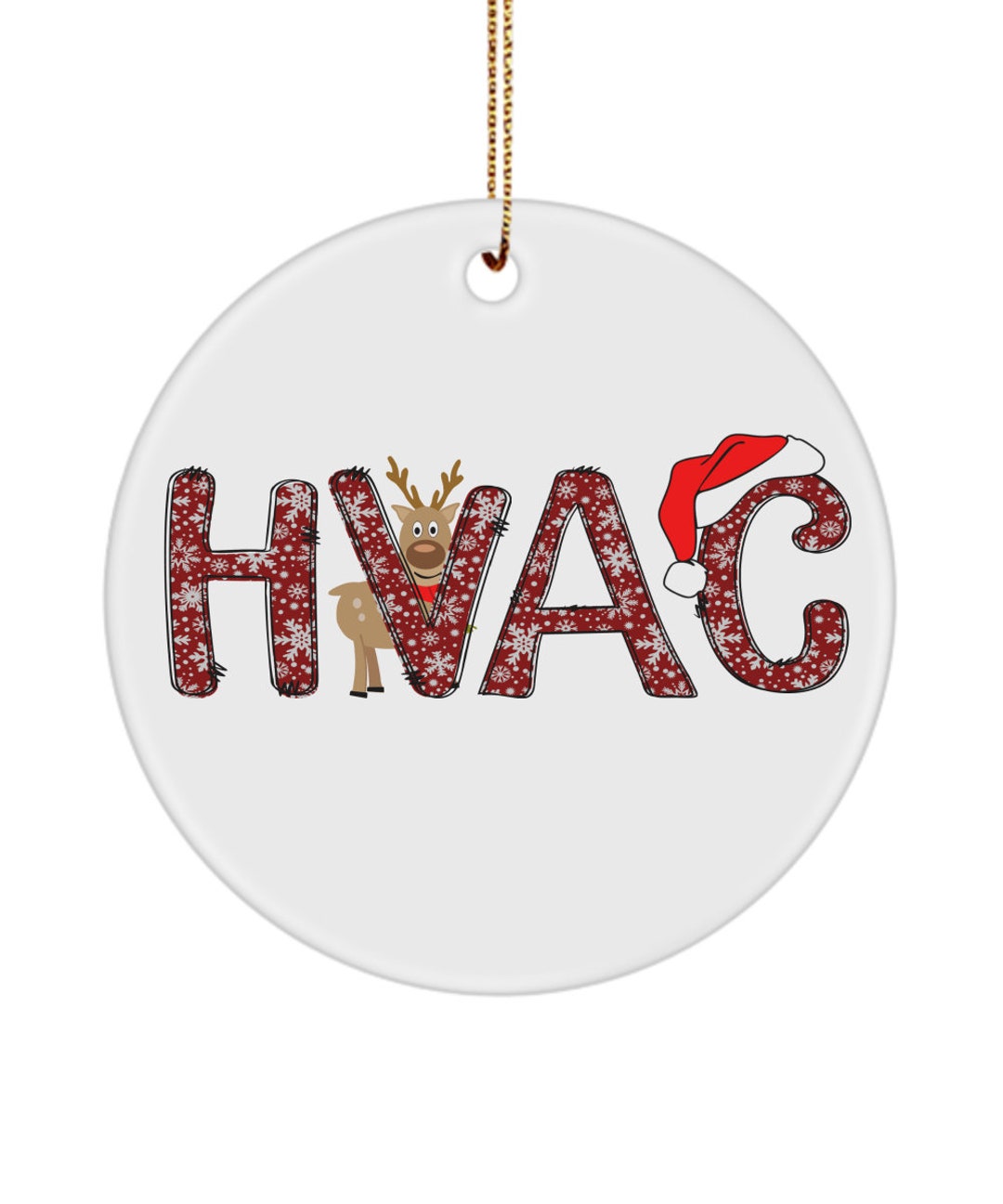 HVAC Christmas Ornament, Gift for Hvac, Hvac Christmas Keepsake Gift - Etsy