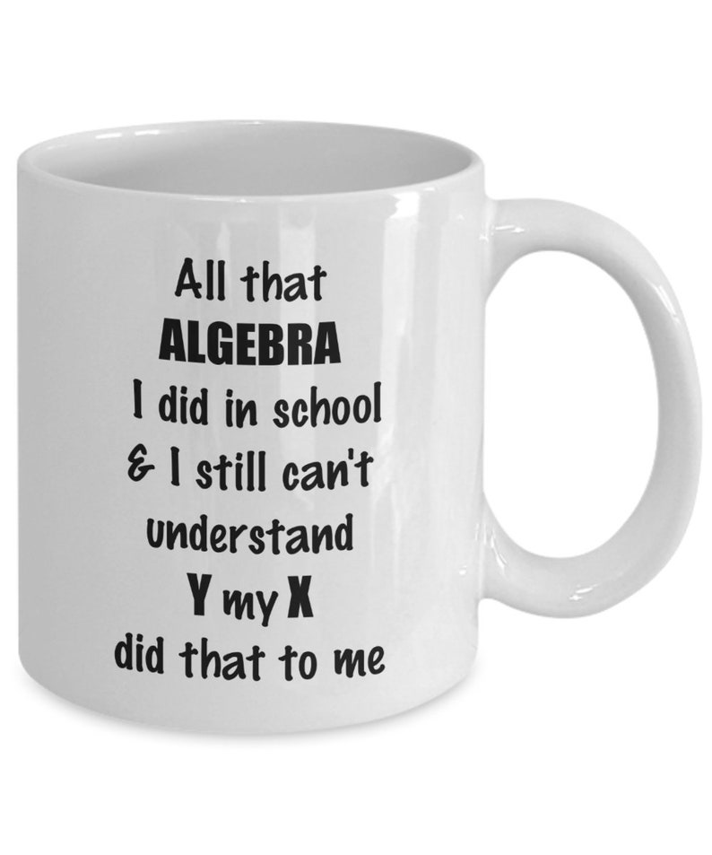 Math Teacher Coffee Mug Math Teacher Gift Algebra Funny Mug - Etsy