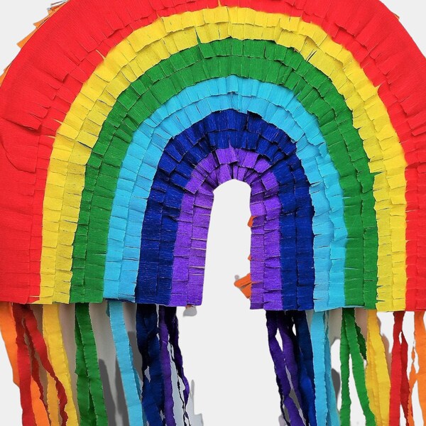 Rainbow Pinata Etsy
