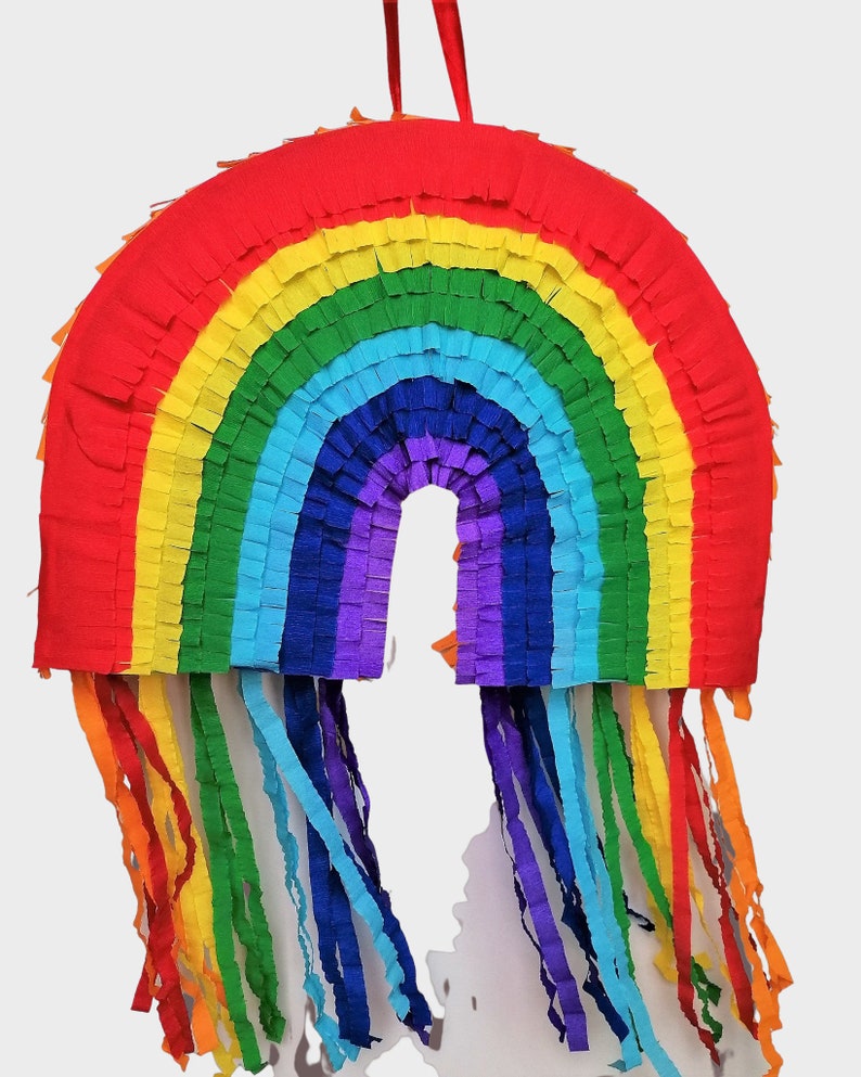 Custom Rainbow Pinata for Thematic Party, Rainbow Pinata, LGBT Rainbow ...
