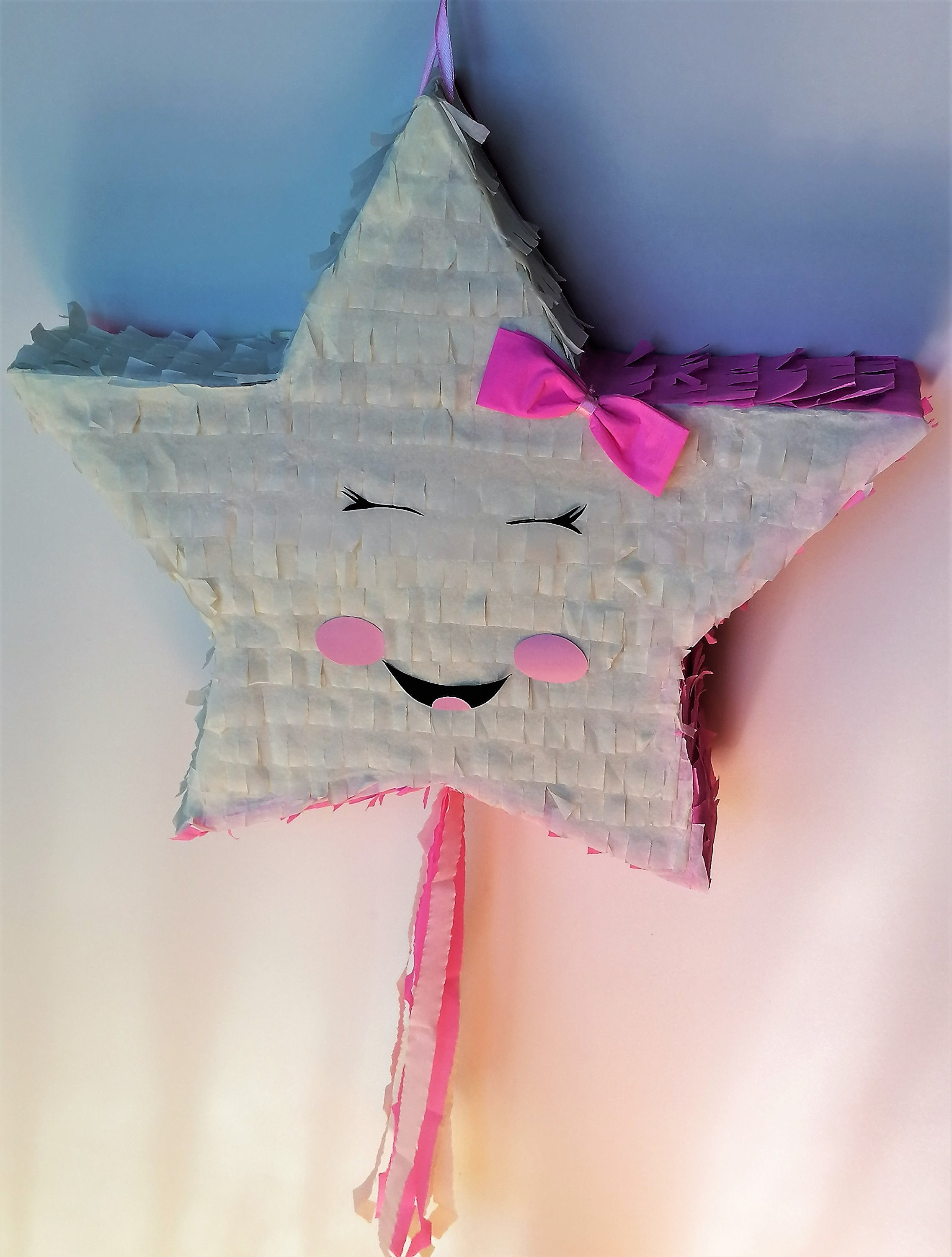 Custom Star Pinata for Thematic Party 16 Star Pinata White Star Pinata ...