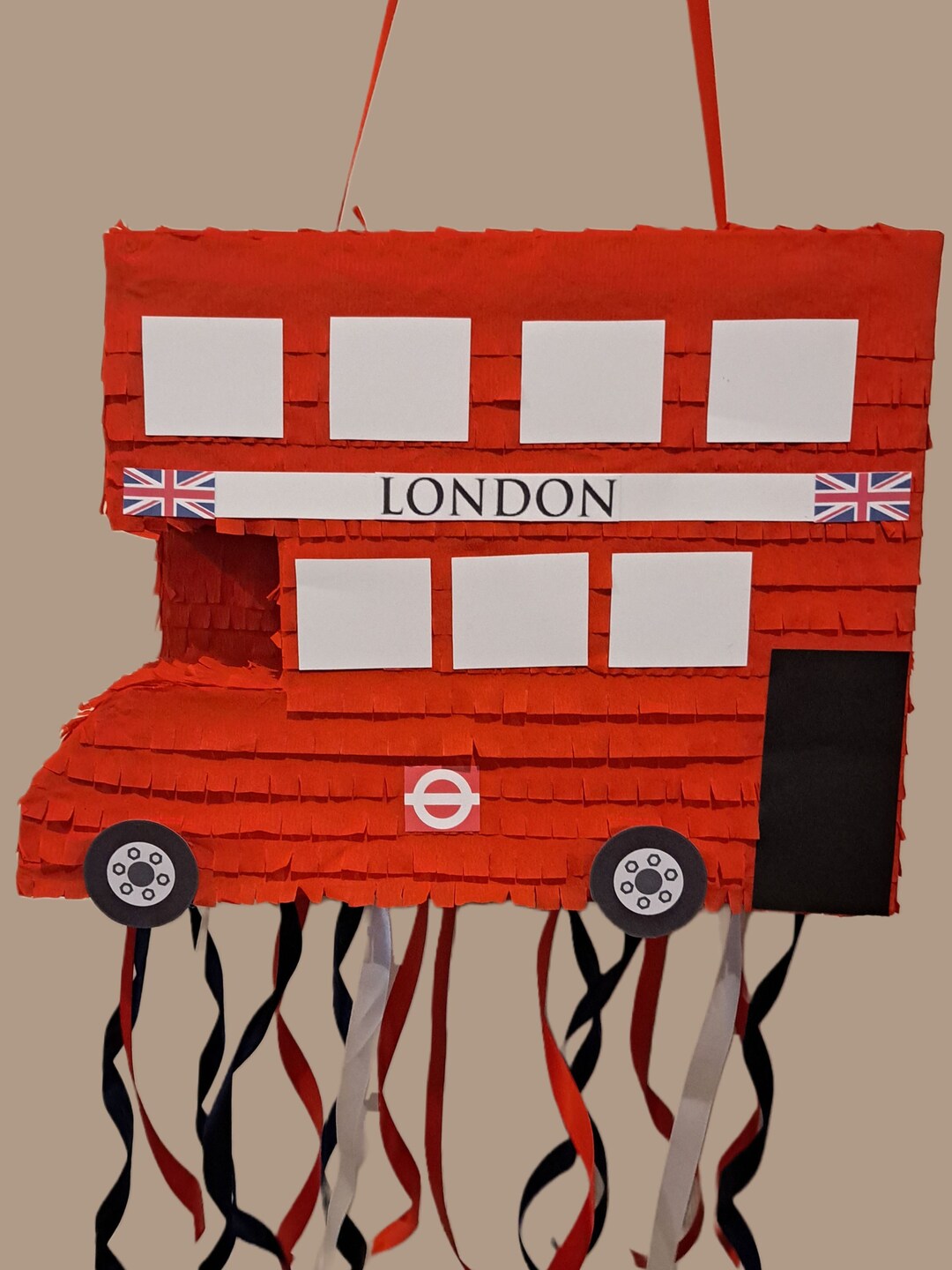 London Bus Pinata Custom Adult Pinata, Birthday Party, Adult Pinata ...
