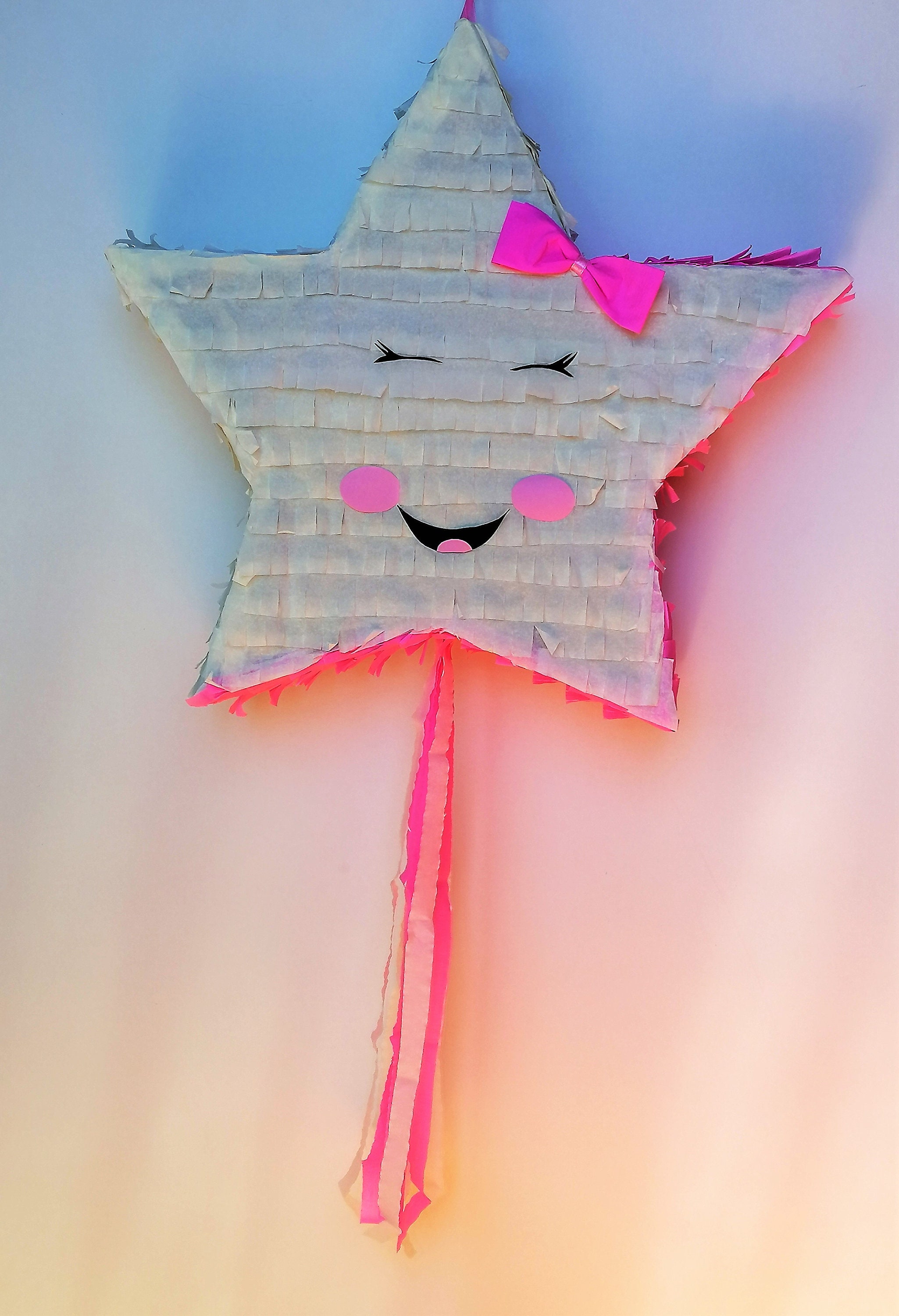 Custom Star Pinata for Thematic Party 16 Star Pinata White Star Pinata ...