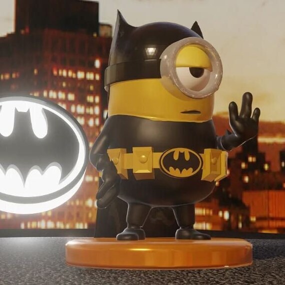 Bat Minion Impresion 3D/ Modelo 3D - Etsy