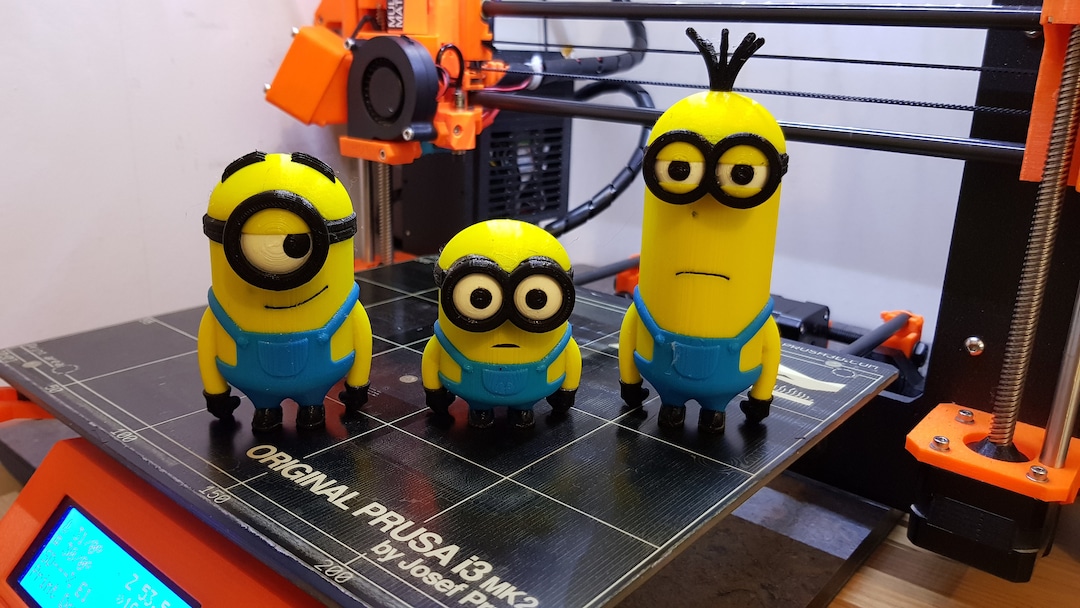 Pack 3 Minions (kevin,stuart,bob) Despicable Me Impresion 3D Easy Print ...