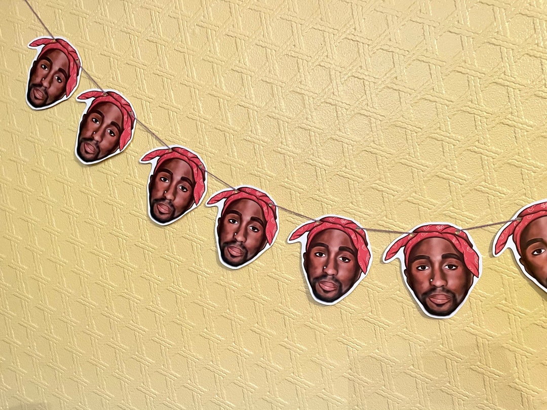 Tupac Shakur Wimpelkette / Party Banner Geburtstag Banner Dekoration ...