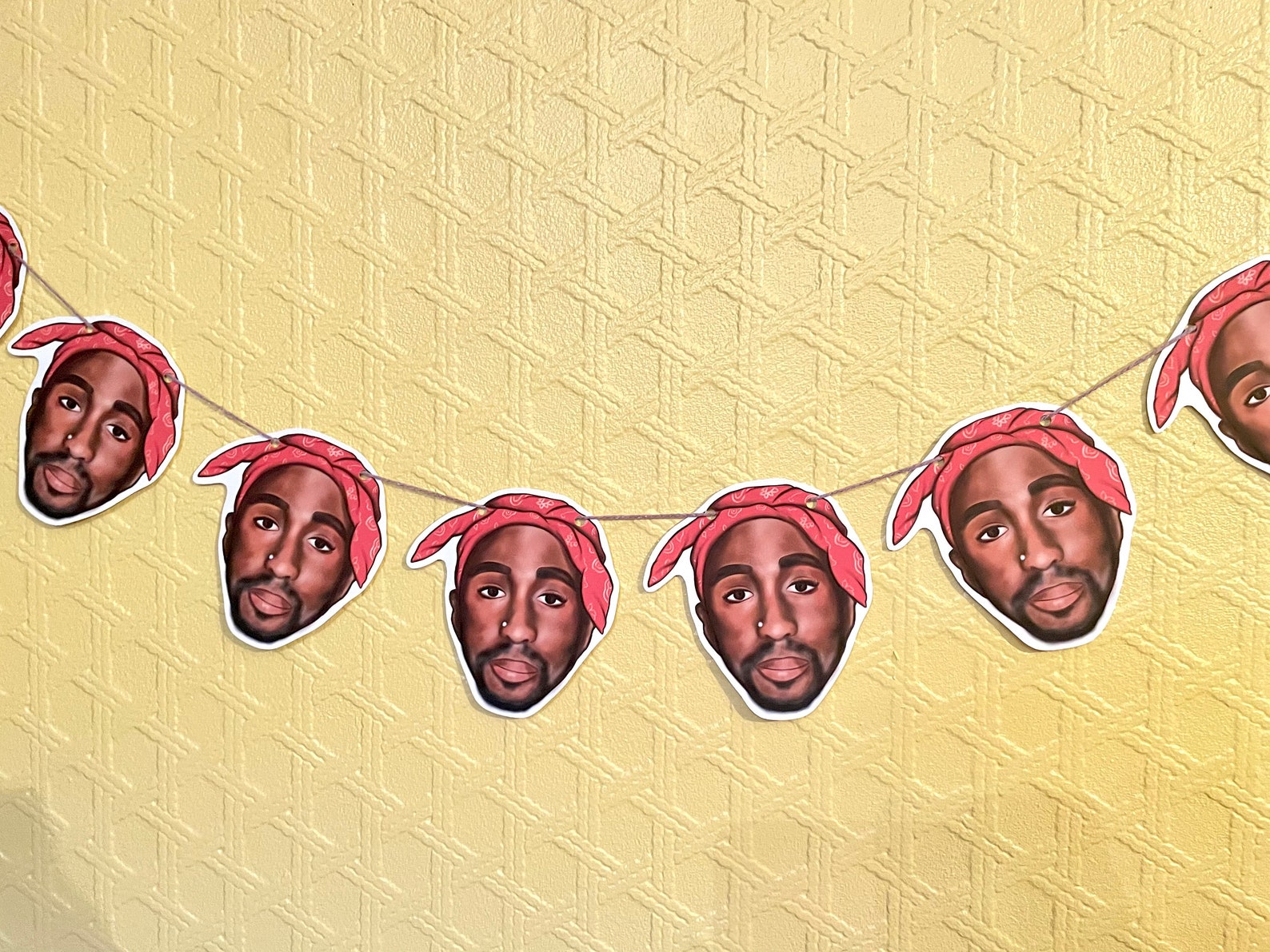 Tupac Shakur Bunting / Party Banner Birthday Banner - Etsy