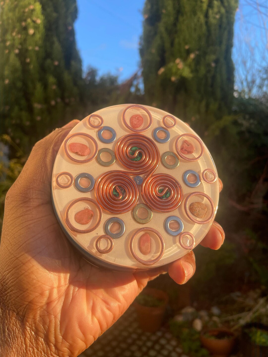 Awakening Heart Small Quantum Vortex Orgone Charging Plate for Heart ...