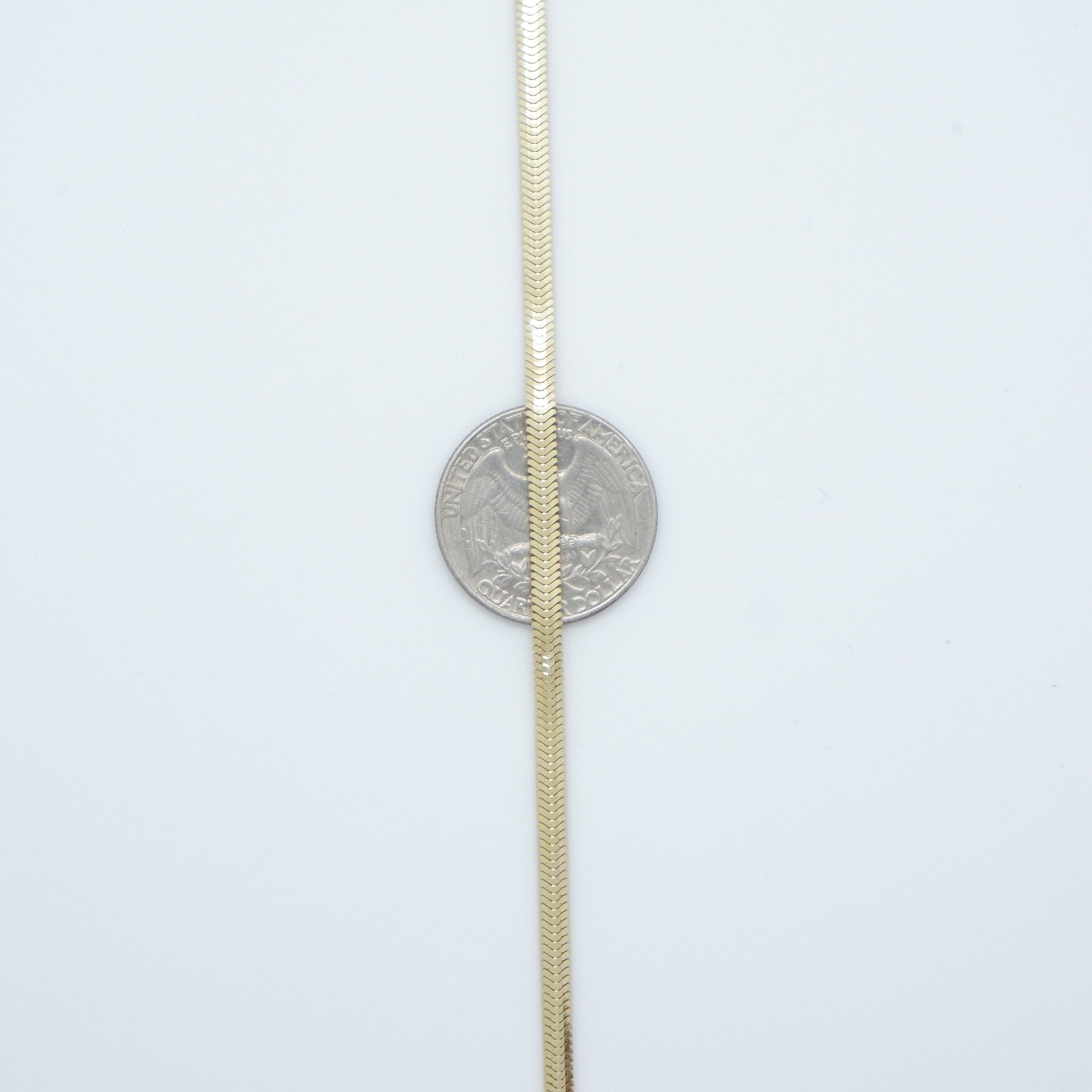 3.3mm Solid Gold Snake Chain Necklace 14k Real Gold Flat Snake - Etsy