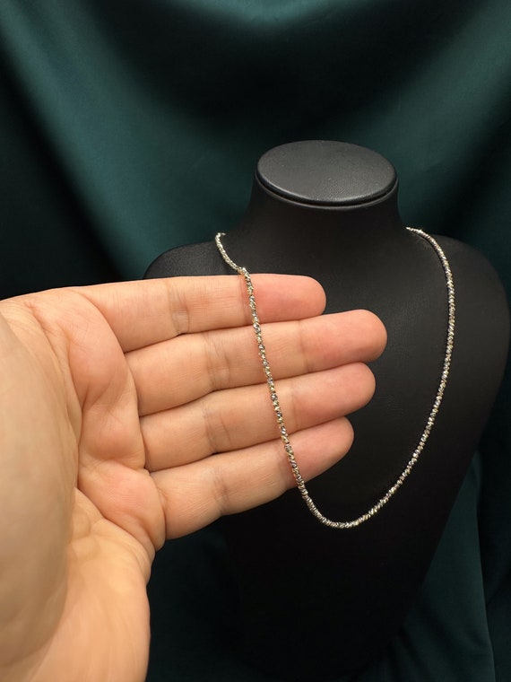 Polished ball chain necklace store