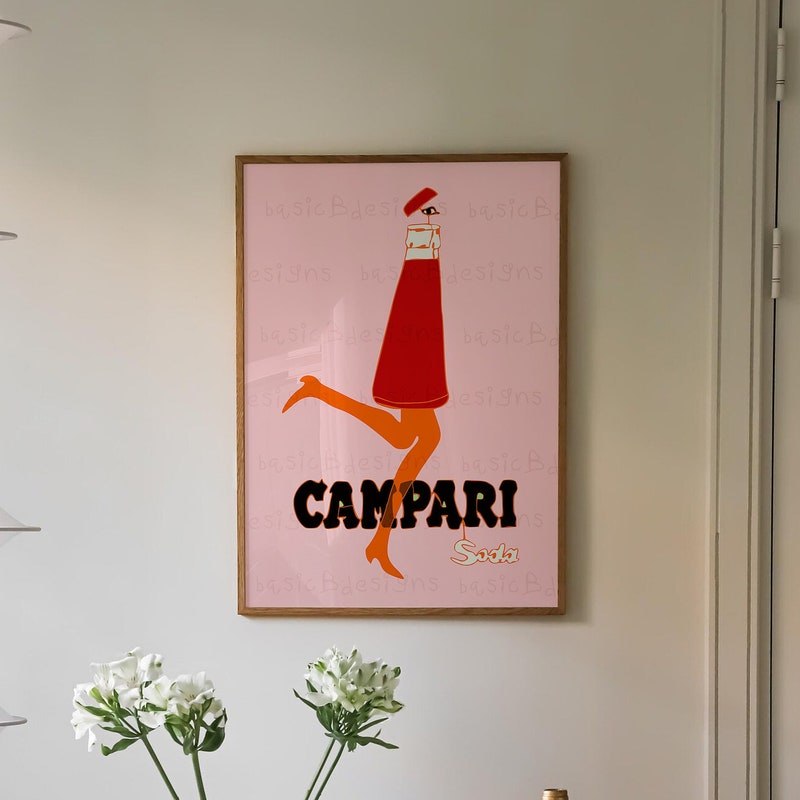 Campari Print - Etsy