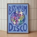 Bathroom Disco Blue Print | Colourful Home Décor | Rainbow Toilet ...