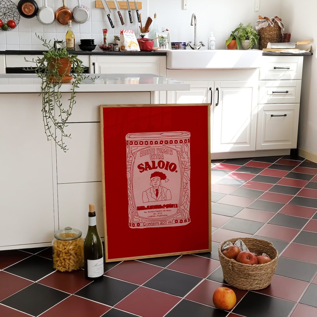 Olive Oil Print Kitchen and Dining Wall Art Food Print With Olives ...