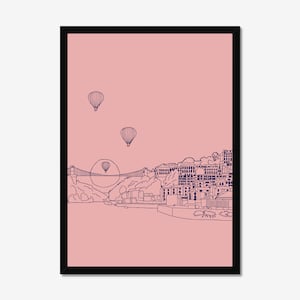 Bristol Bright Wall Art | Colourful Travel Poster | UK Art Print | Line ...