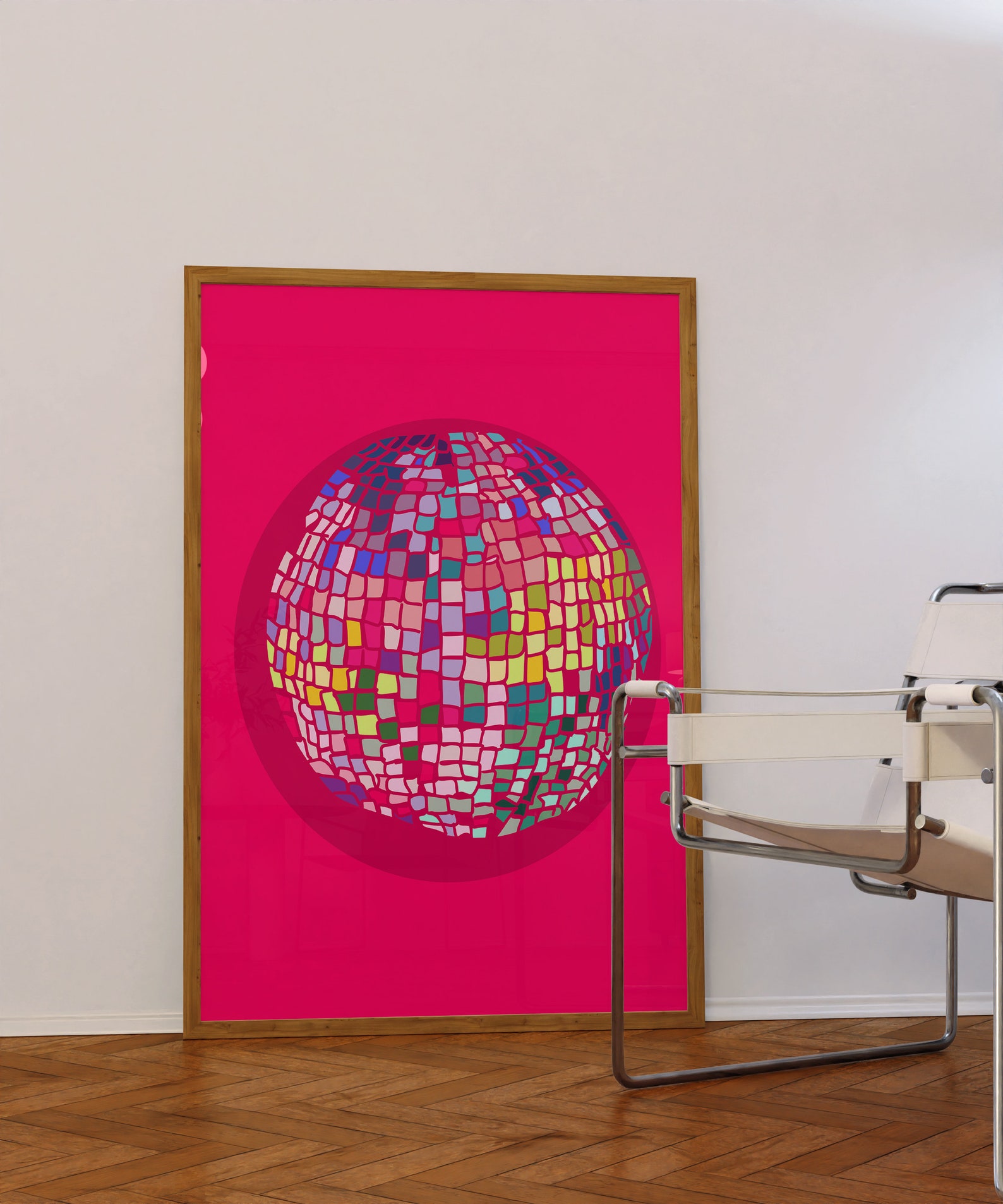 Kitchen Disco Print Colourful Home Décor Rainbow Kitchen - Etsy UK