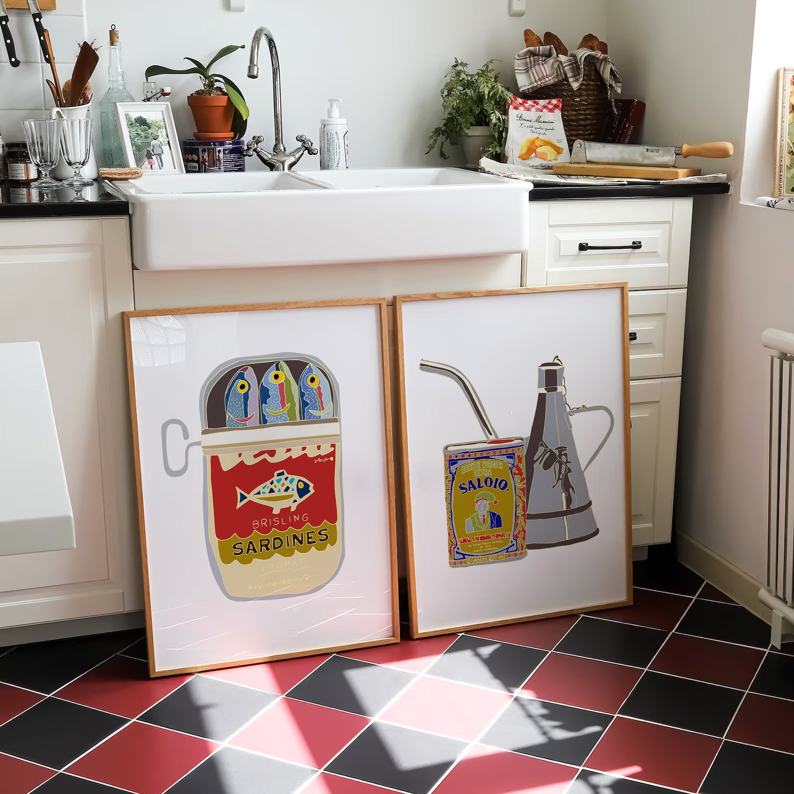 Olive Oil Tin Print | Kitchen and Dining Wall Art | Food Print With ...