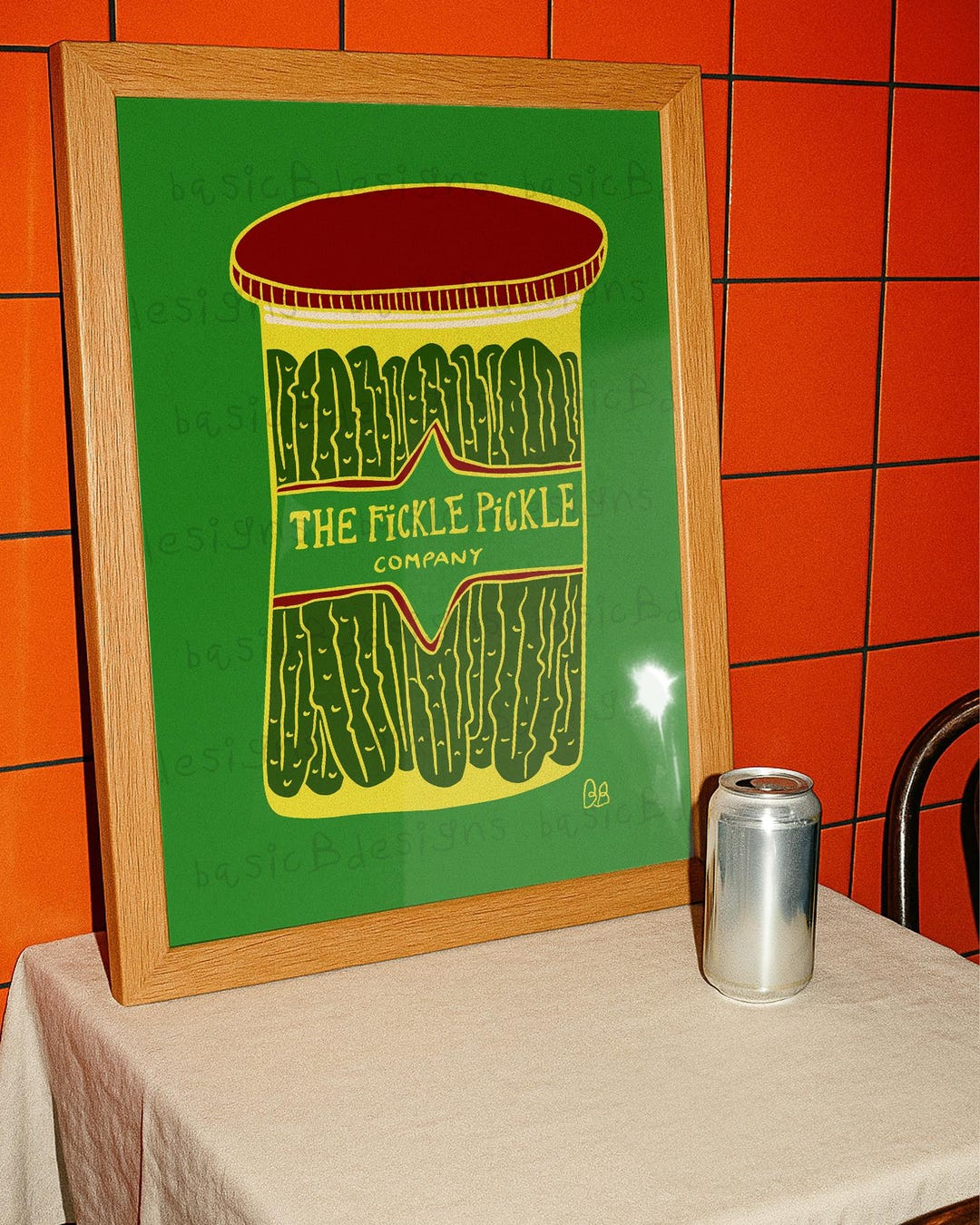 Pickle Food Print | Gherkin Food Art | the Fickle Pickle | Cucumber in ...