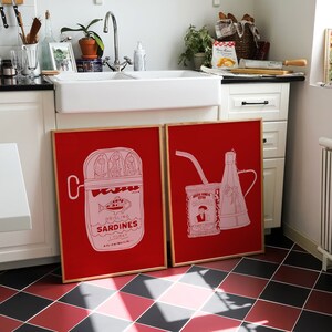 Olive Oil Print Kitchen and Dining Wall Art Food Print With Olives ...