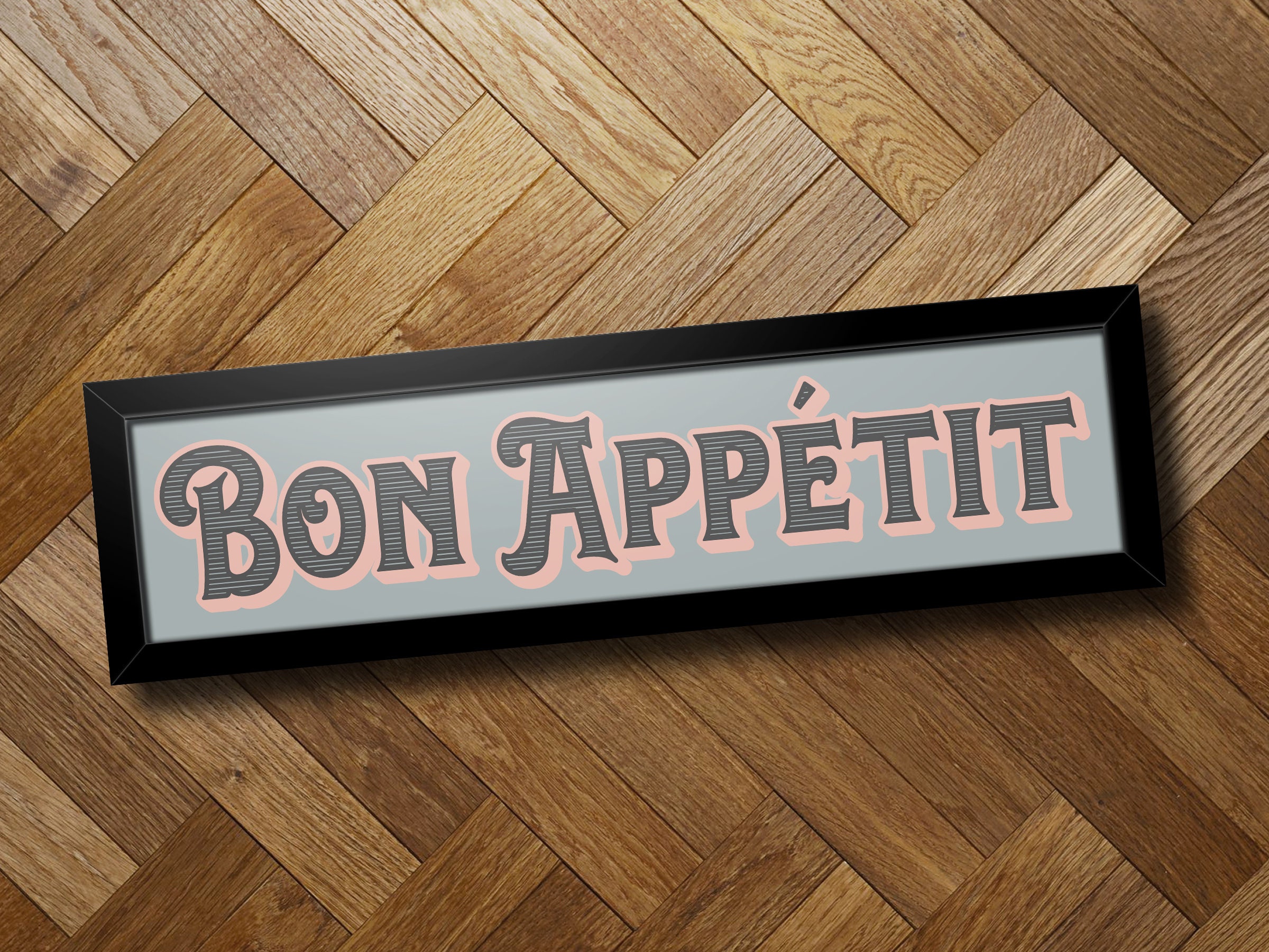 Bon Appetit Sign Framed Print Gallery Wall Wall Art - Etsy UK