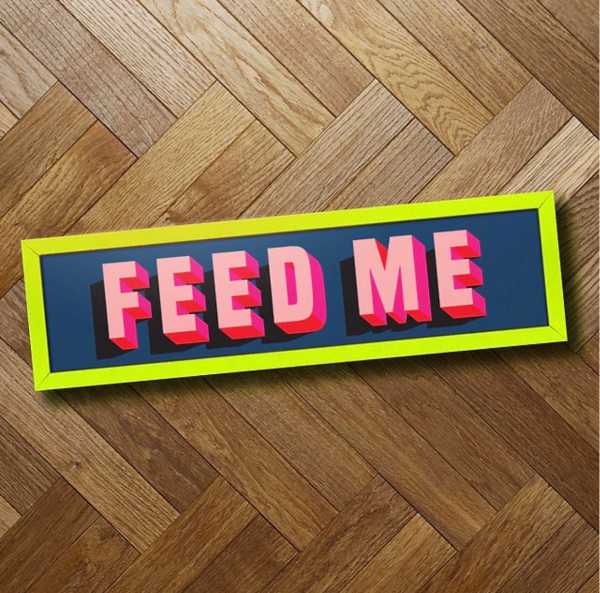 Feed Me Sign Framed Print Gallery Wall Print Wall Art - Etsy UK