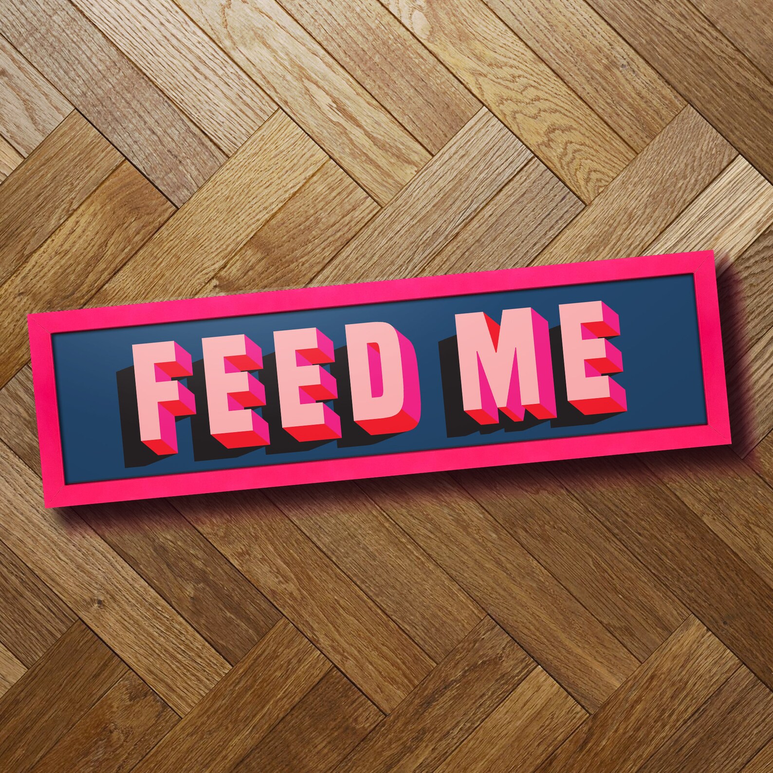 Feed Me Sign Framed Print Gallery Wall Print Wall Art Bar Sign ...