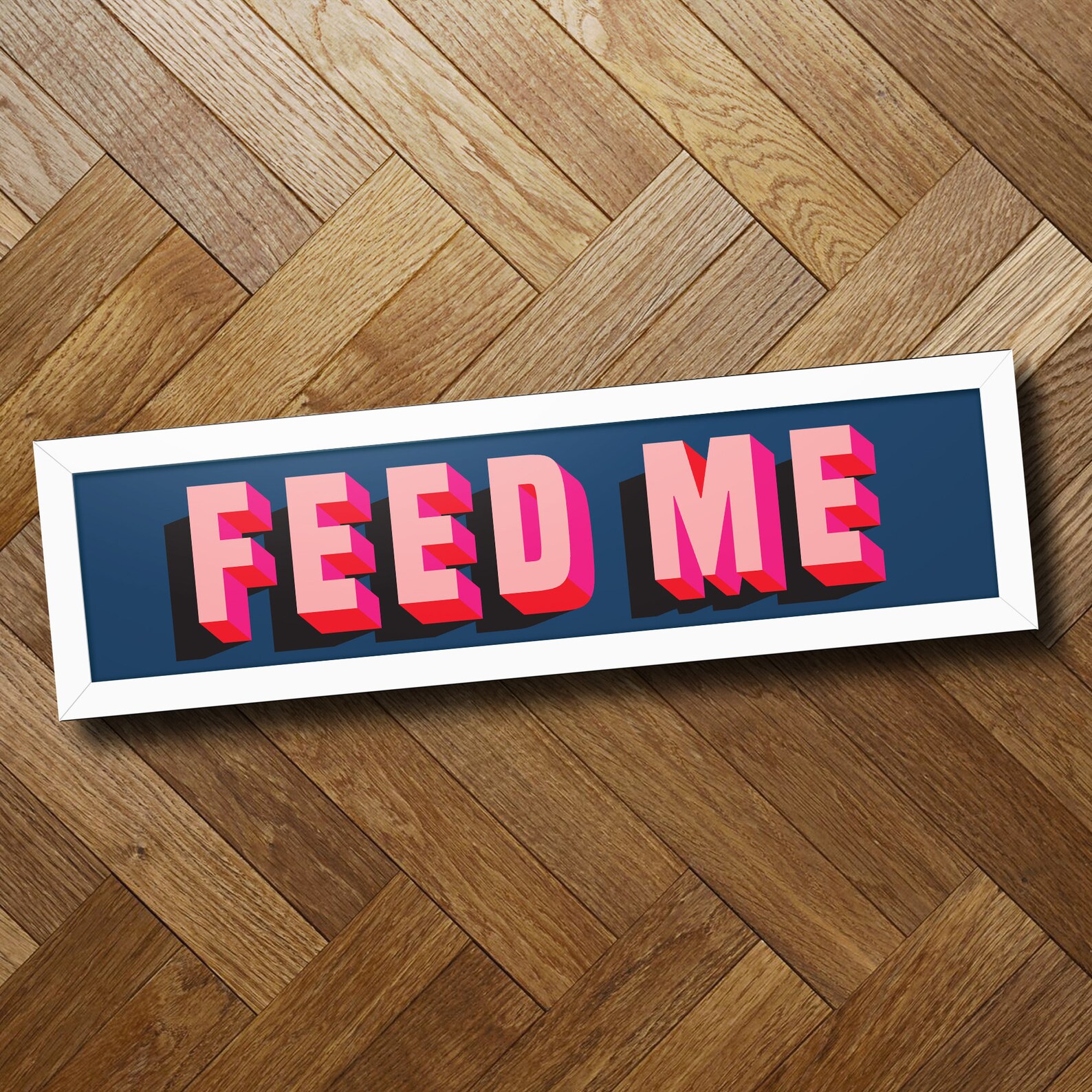 Feed Me Sign Framed Print Gallery Wall Print Wall Art Bar Sign ...