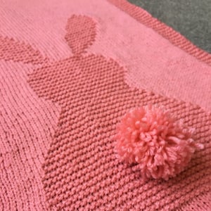 Easy Baby Twin Bunny Knit Blanket Pattern - PDF Download - DK Yarn - Etsy