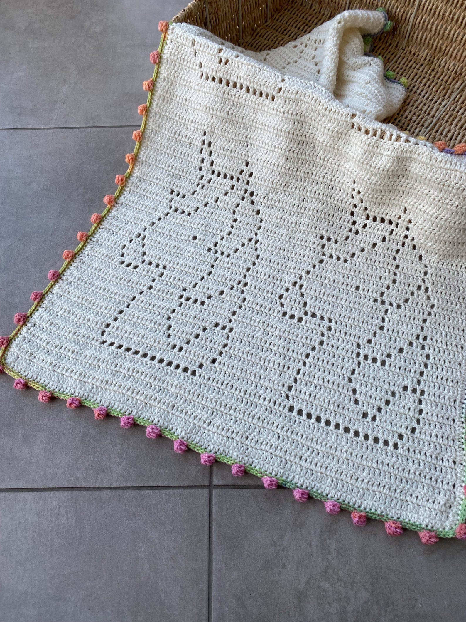 Unicorn Filet Crochet Blanket Pattern: Baby Afghan (PDF Pattern) - Etsy