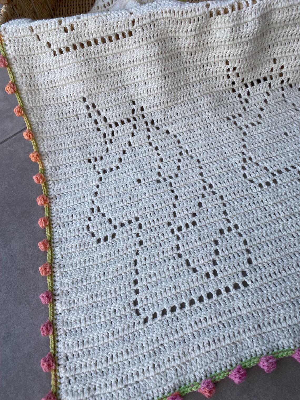 Unicorn Filet Crochet Blanket Pattern: Baby Afghan (PDF Pattern) - Etsy