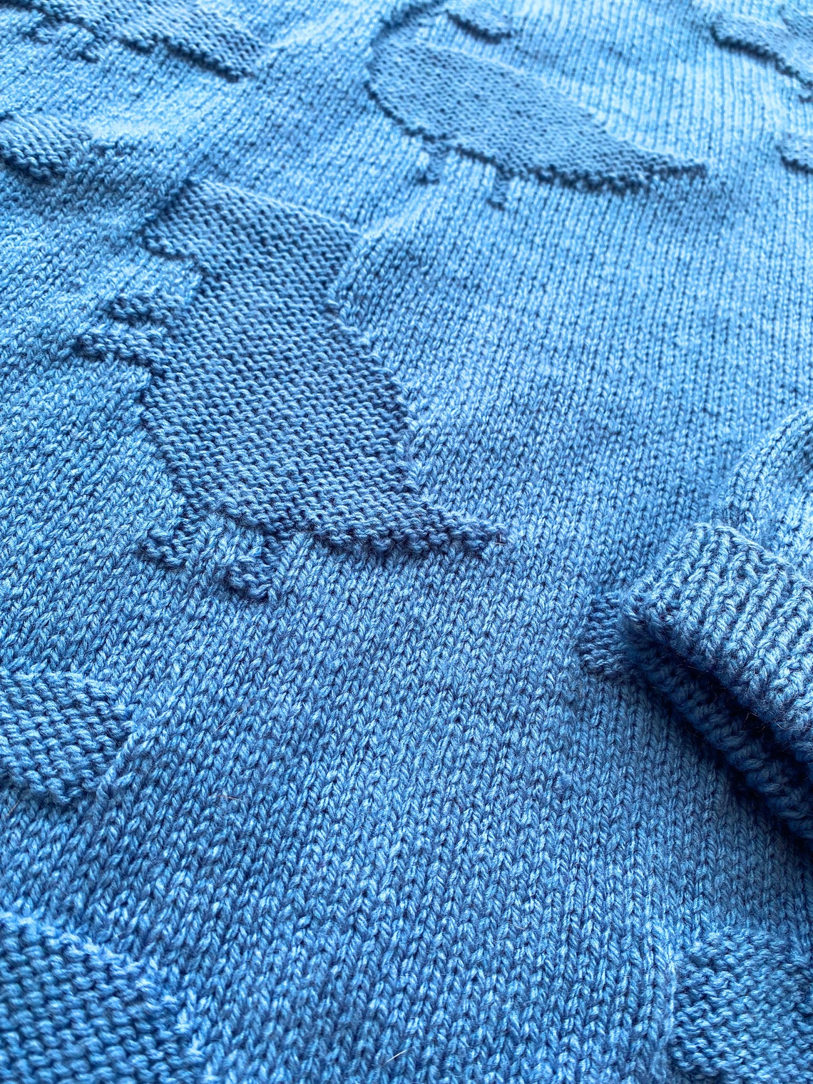 Dinosaur Knit Blanket Pattern T. Rex Stegosaurus Dinosaur - Etsy