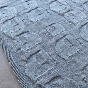 Elephant Knit Blanket Pattern - Mum and Baby Elephant - DK Yarn - PDF ...