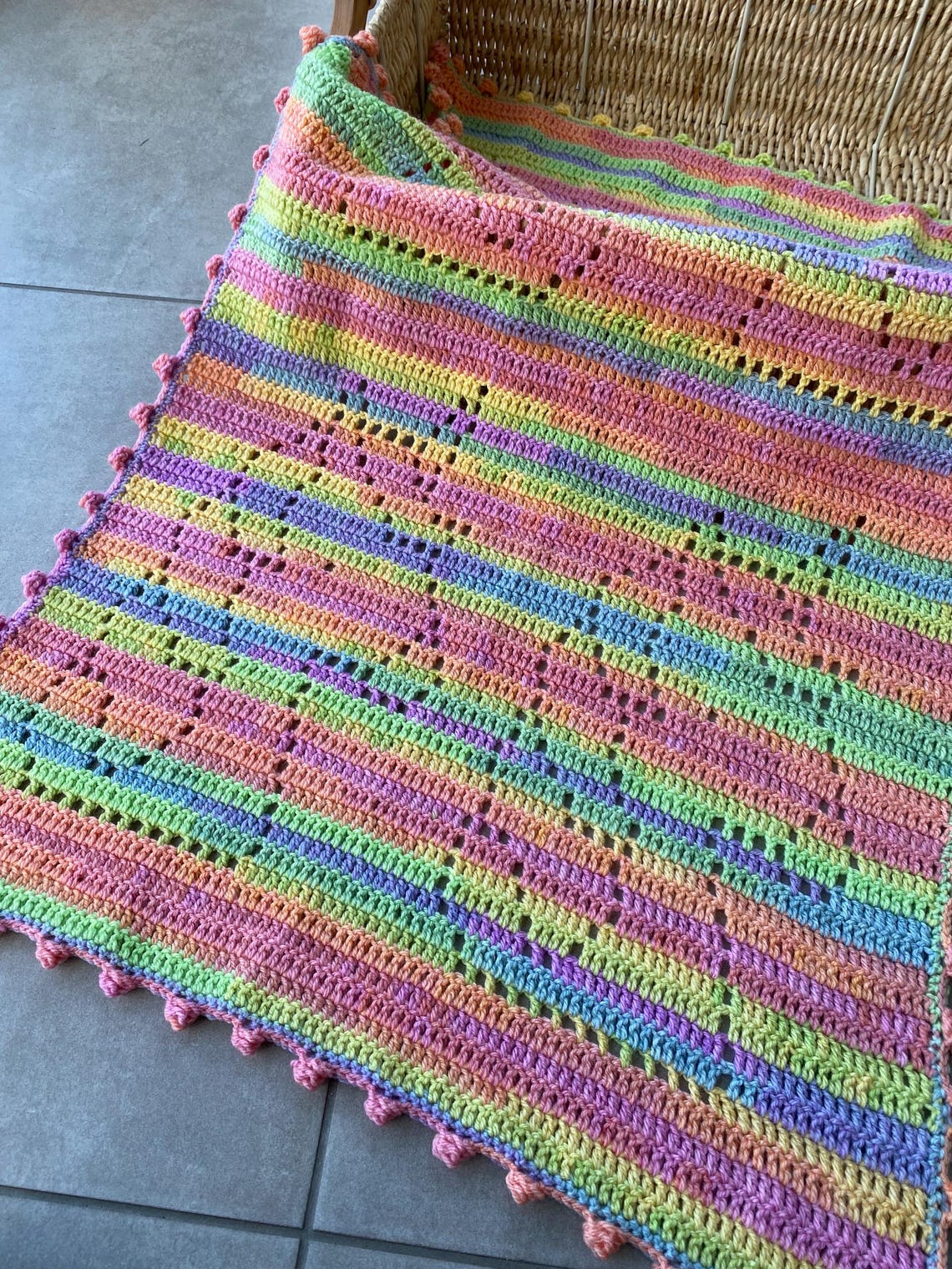 Unicorn Filet Crochet Blanket Pattern: Baby Afghan (PDF Pattern) - Etsy