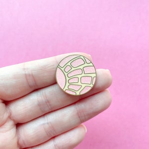 Concha Pin Round Concha Pin Heart Concha Pin Pan Dulce Pins Food Pins ...
