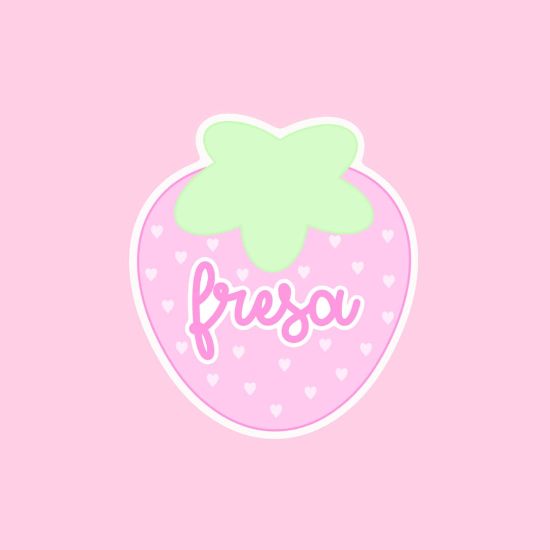 Fresa Sticker | Niña Fresa | Osea | Latina Sticker | Stickers in ...